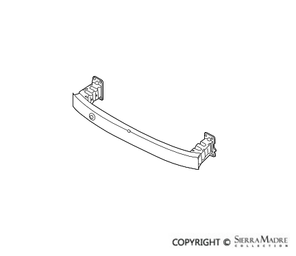 Porsche Front Bumper Carrier - Reinforcement - with Foam Absorber 970 ...