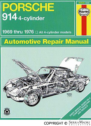 Porsche Haynes Repair Manual - 914 69-76 104003 | Sierra Madre ...