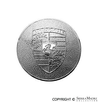 Porsche Hubcap Crest - Satin Silver - 911/912 65-68 901-559-801-01 ...