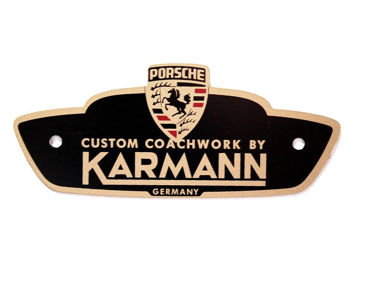 Porsche Karmann Coach Builder Badge PCG-723-008-00 | Sierra Madre ...
