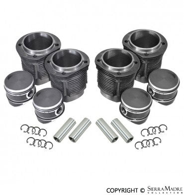 Porsche Piston and Cylinder Set - 80mm - 1500cc - 356 50-54 008-11-80S