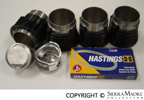 Porsche Piston and Cylinder Set - 86mm - All 356s 912 50-69 008-11-86P