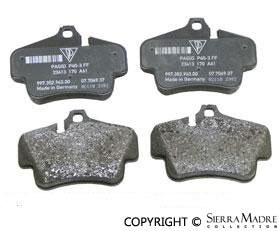 Porsche Rear Brake Pad Set - 01-12 997-352-948-00 | Sierra Madre ...