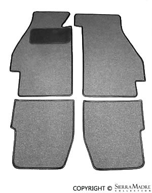 Porsche Square Weave Floor Mats Front & Rear - All 356s SMC-000-429-00 ...
