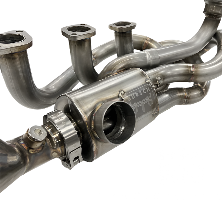 Porsche Stainless Steel 1-5/8 in Header Set W/ Heat - 911 BX-9358-SS