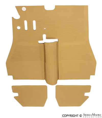 Porsche Tan Rubber Floor Mat Set - 356A 55-59 SMC-551-101-00