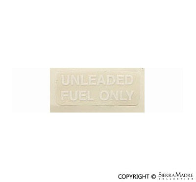 Porsche Unleaded Fuel Only Decal - 911 - 87-89 911-701-253-00 | Sierra ...